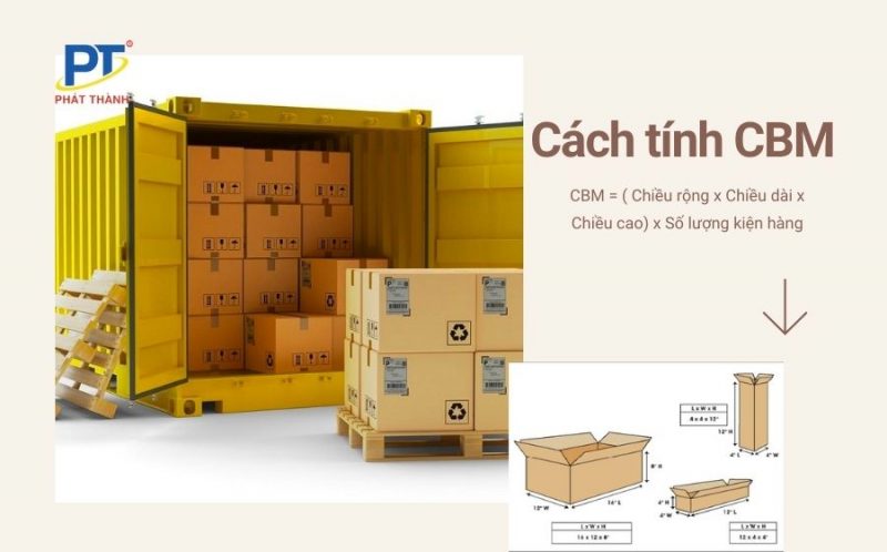Hướng dẫn cách tính CBM của container chuẩn để làm việc hiệu quả
