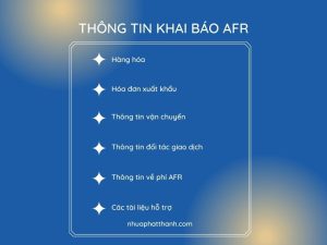 Phí AFR là gì? Những thông tin quan trọng nhất về phí AFR ai cũng nên biết